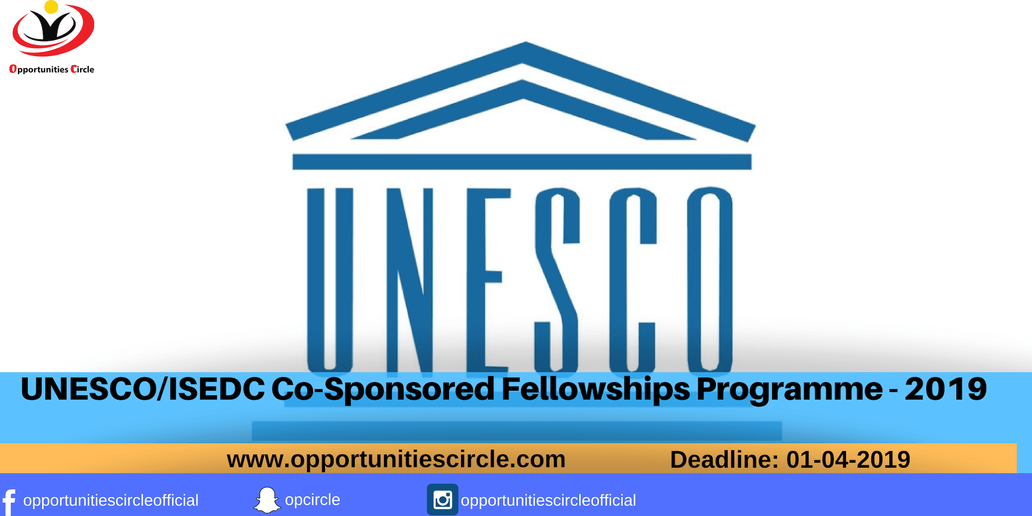 UNESCO/ISEDC Co-Sponsored Fellowships Programme - 2019 - Opportunities ...
