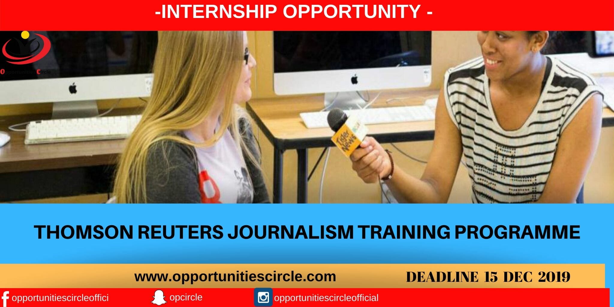 Thomson Reuters Journalism Training Programme - Opportunities Circle