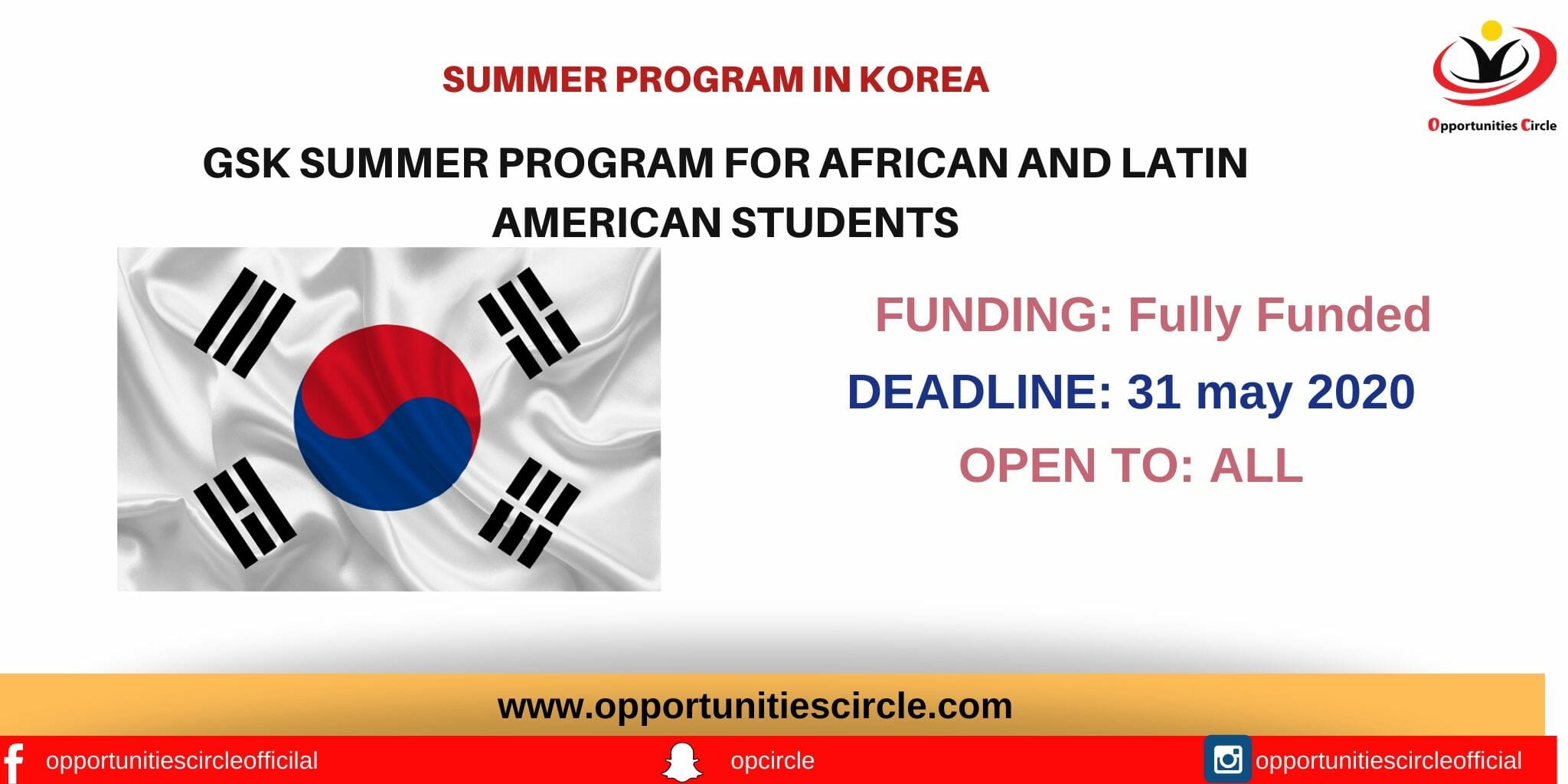 GSK SUMMER PROGRAM FOR AFRICAN AND LATIN AMERICAN STUDENTS ...