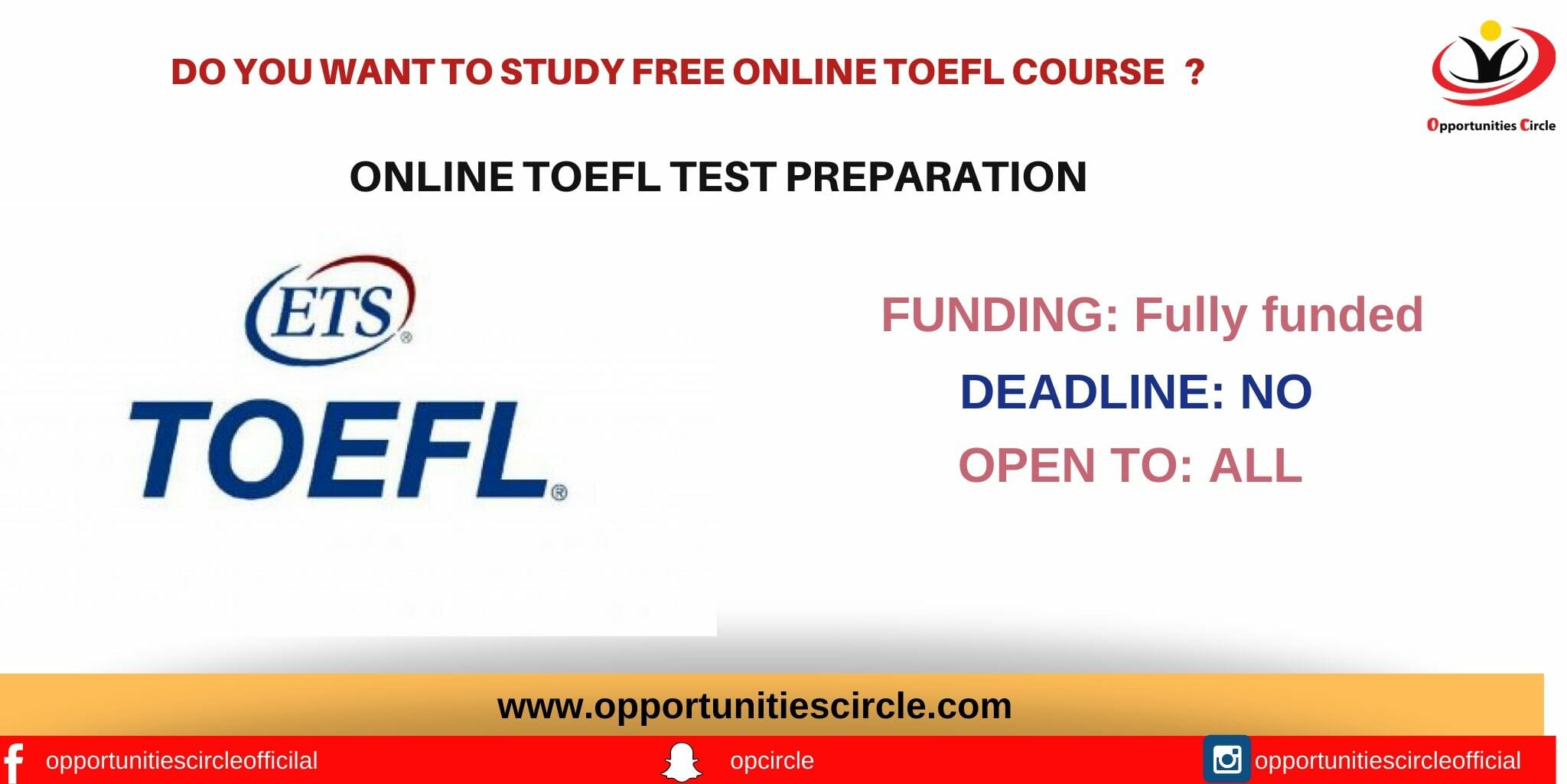Free TOEFL test preparation by Educational Testing Service ...