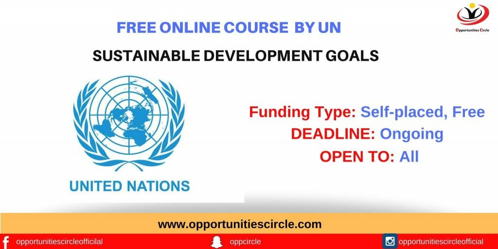 Un Sustainable Development Goals Free Online Course Opportunities Circle