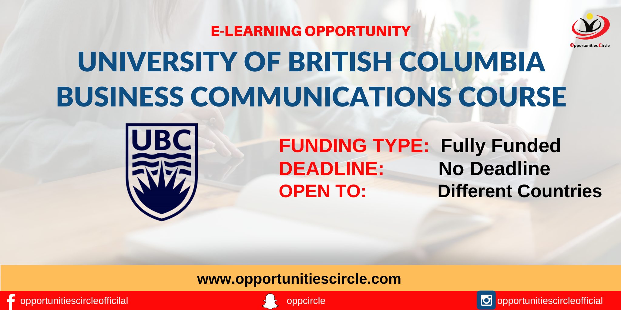 University of British Columbia Business Communications Course ...