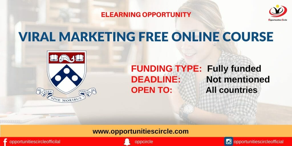 Viral Marketing Free Online Course 2024 - Opportunities Circle