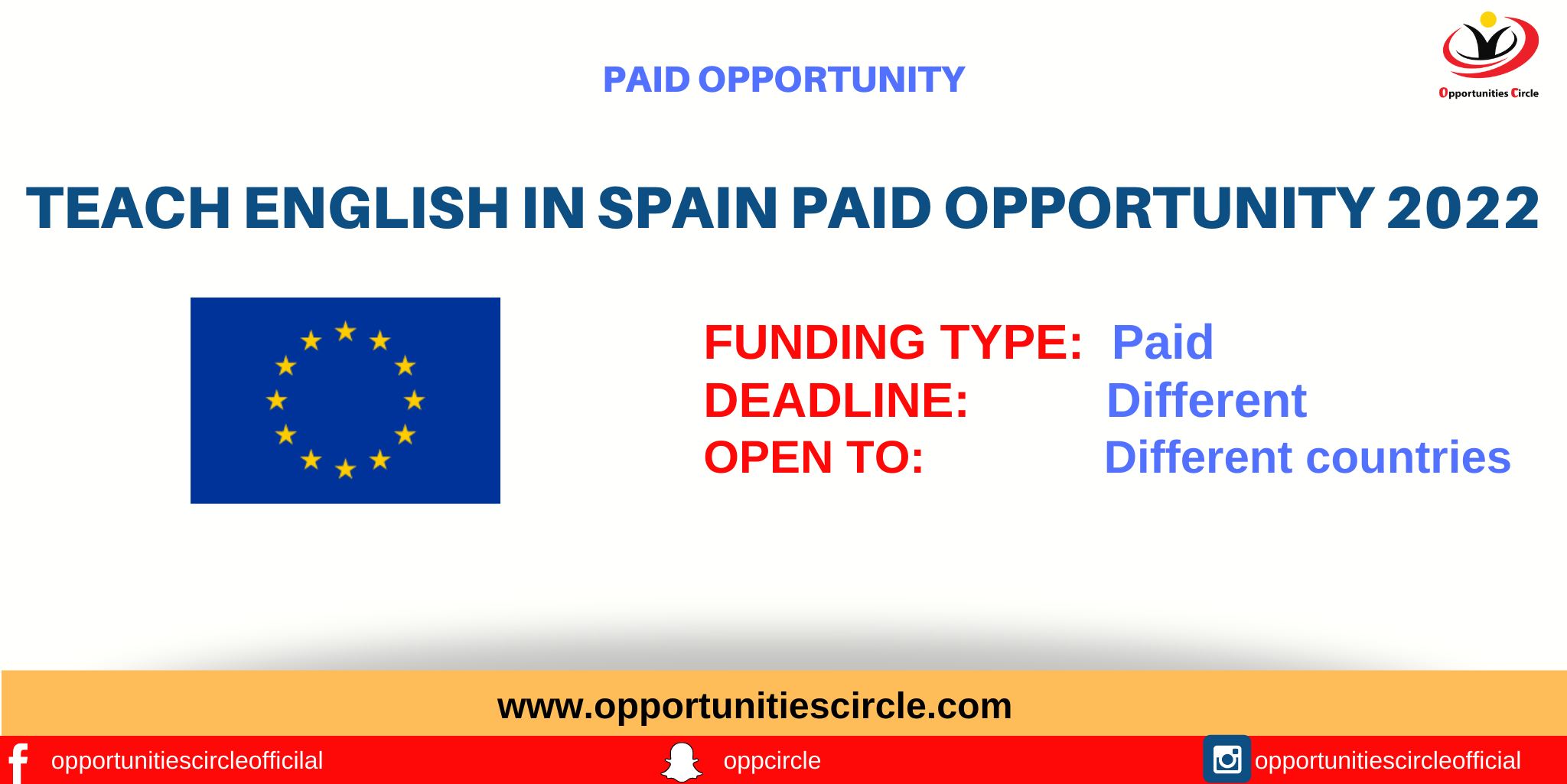 Teach English in Spain 2022 - Erasmus Paid Teaching Opportunity ...