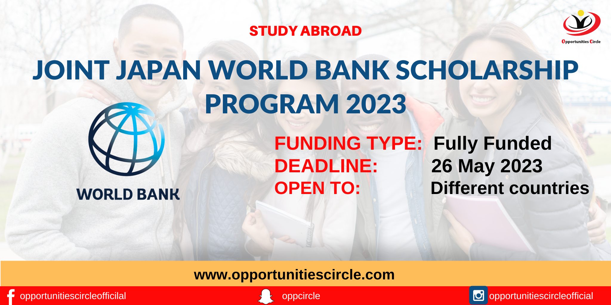 Joint Japan World Bank Scholarship Program 2023 | Fully Funded ...