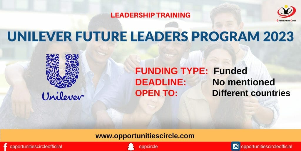 Unilever Future Leaders Program 2023 | Fully Funded - Opportunities Circle
