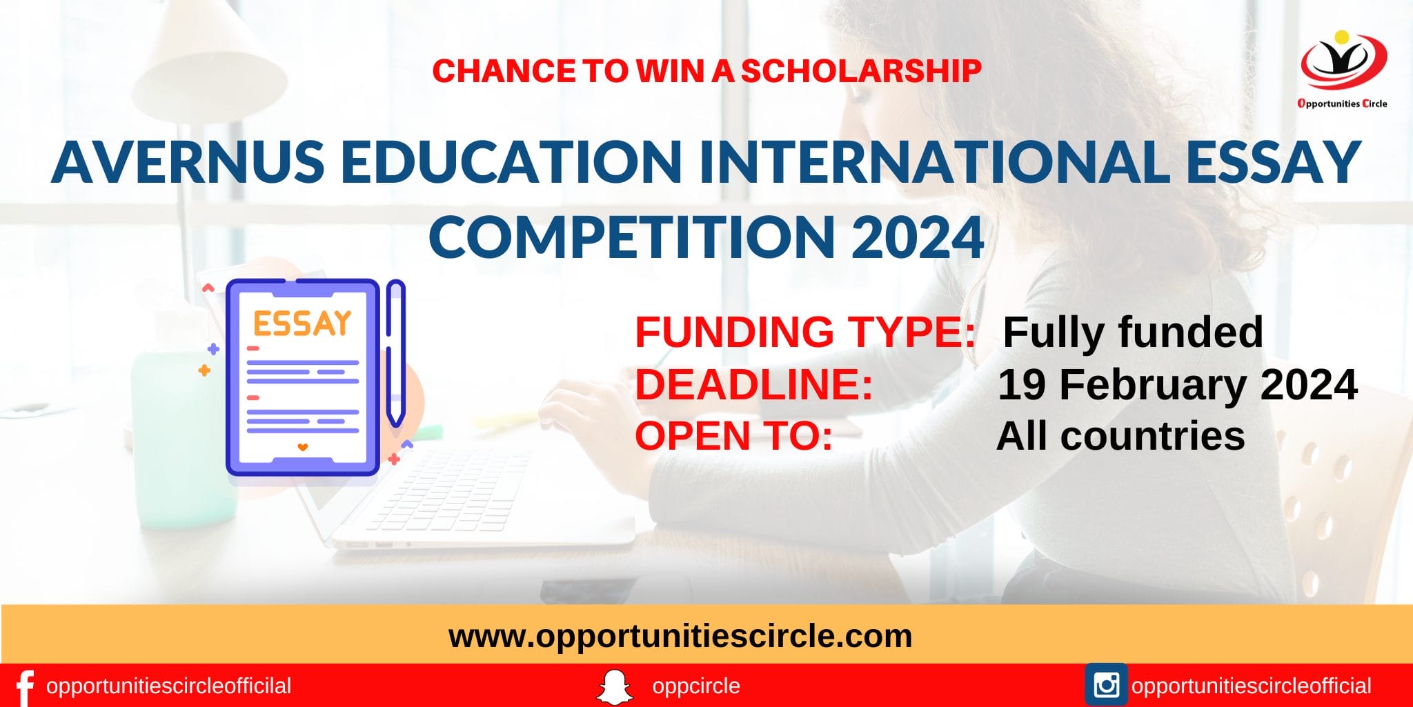 Avernus Education International Essay Competition 2024 - Opportunities ...