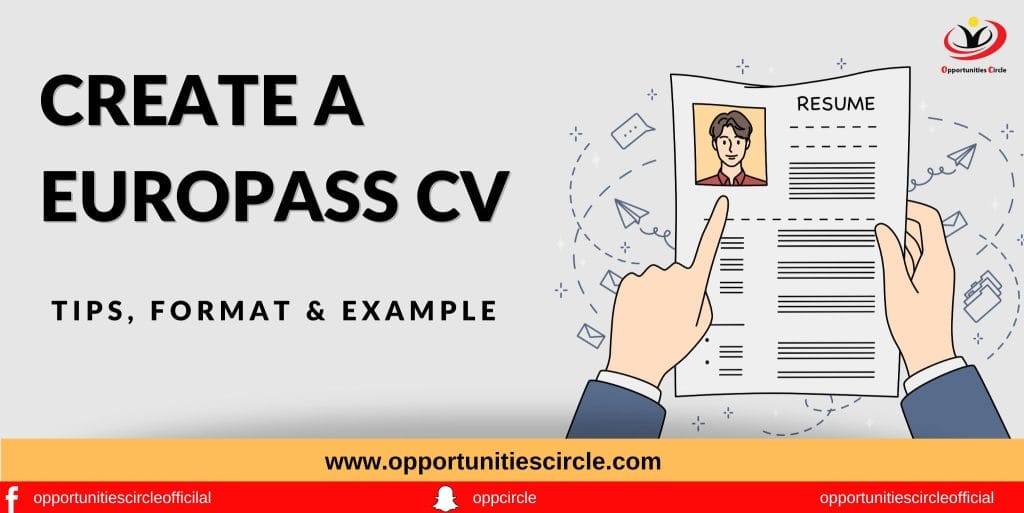 How to Create Europass CV | Tips & Template - Opportunities Circle