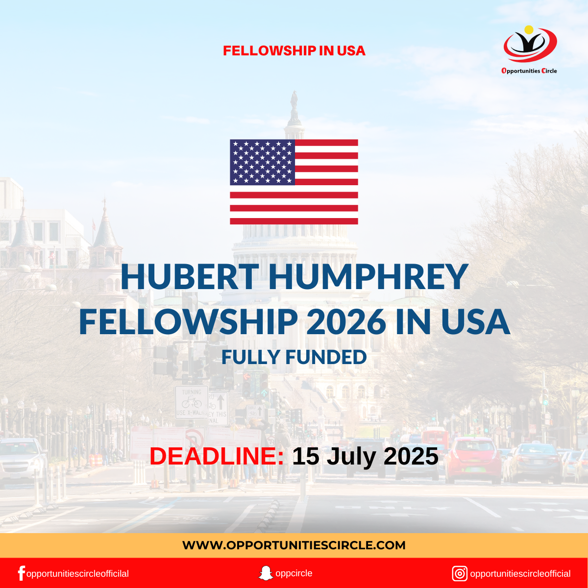 Hubert Humphrey Fellowship 2026 in USA | Fully Funded - Opportunities ...