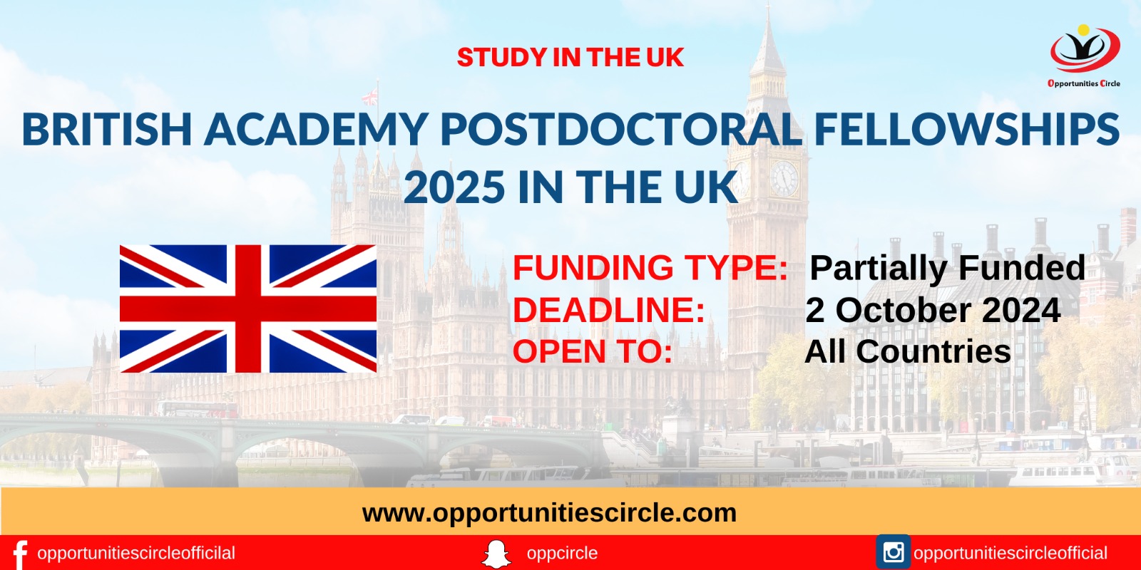 British Academy Postdoctoral Fellowships 2025 In Uk Opportunities Circle