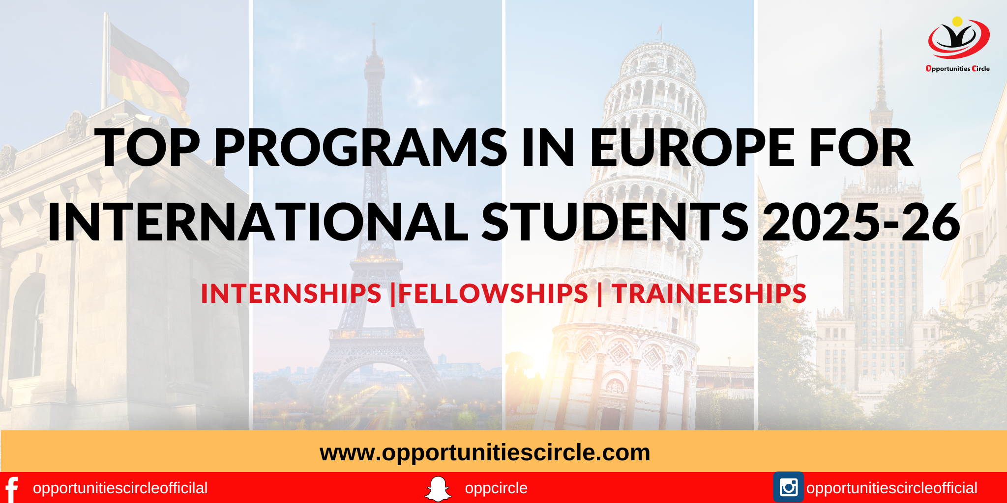 Top Programs in Europe for International Students 2025-26 ...