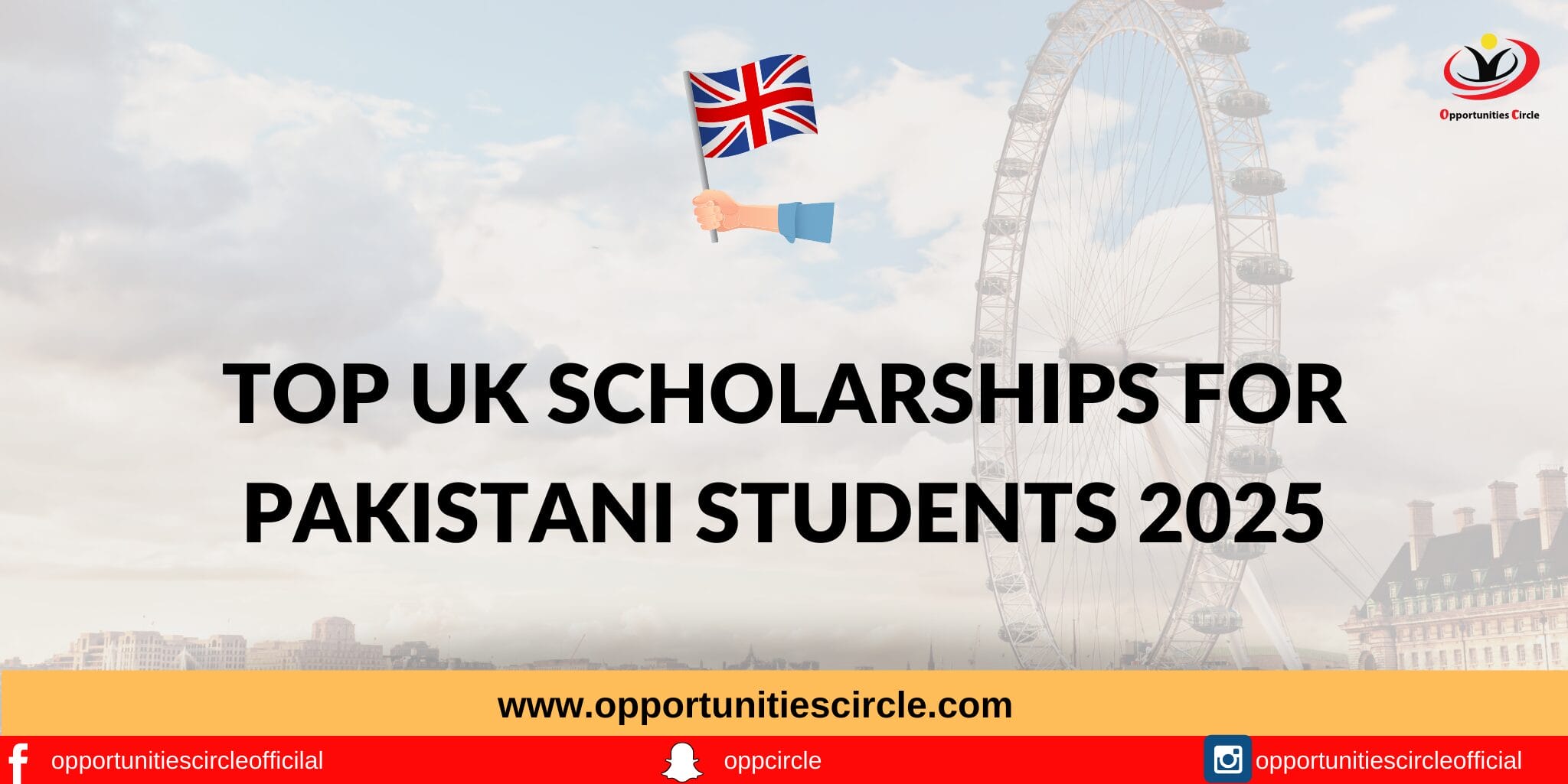 Top UK Scholarships for Pakistani Students 2025 - Opportunities Circle