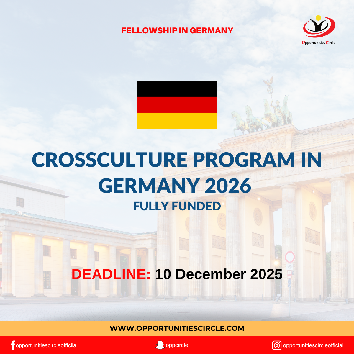 CrossCulture Program in Germany 2026 | Fully Funded | CCP Fellowships ...