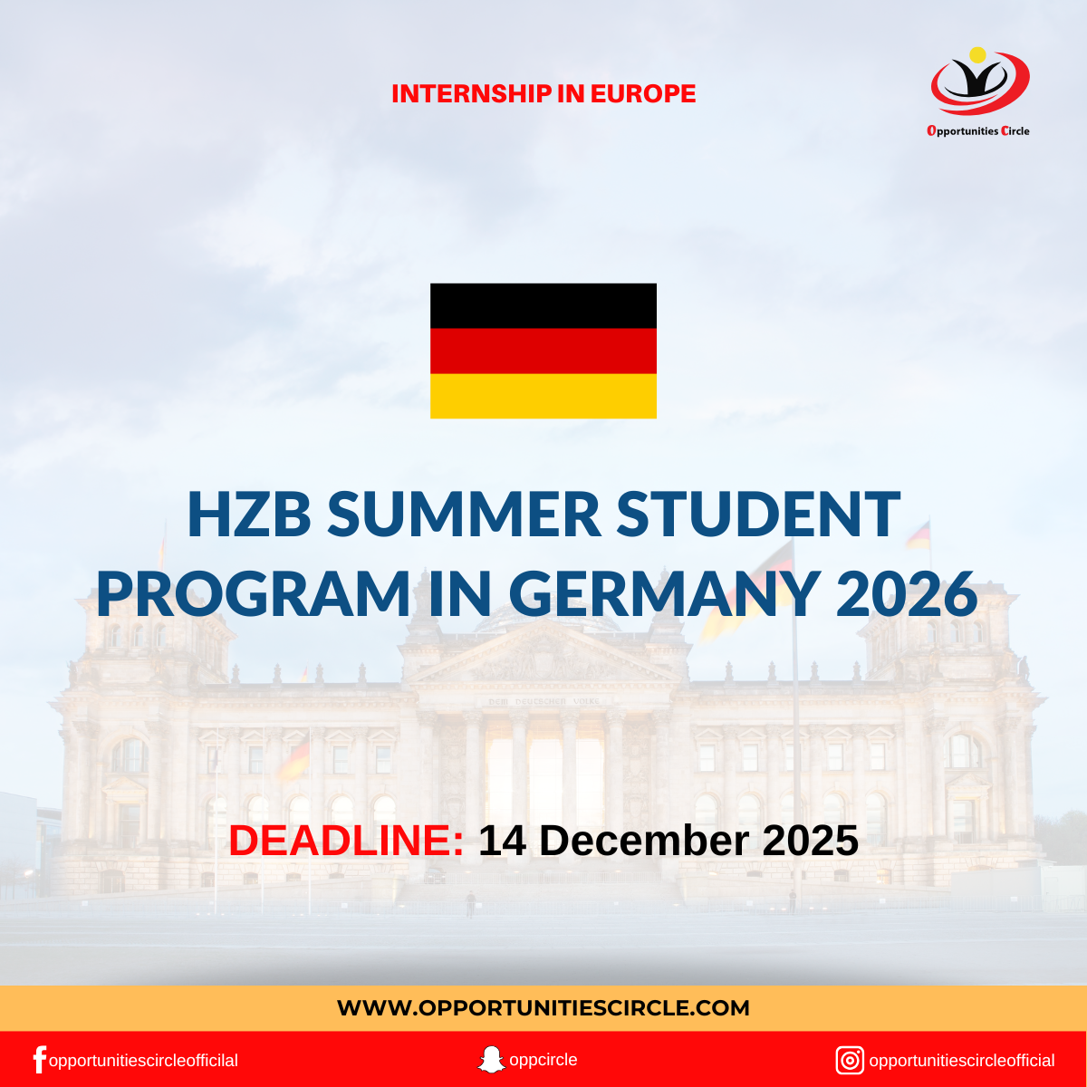 HZB Summer Student Program in Germany 2026 | Paid Internship ...