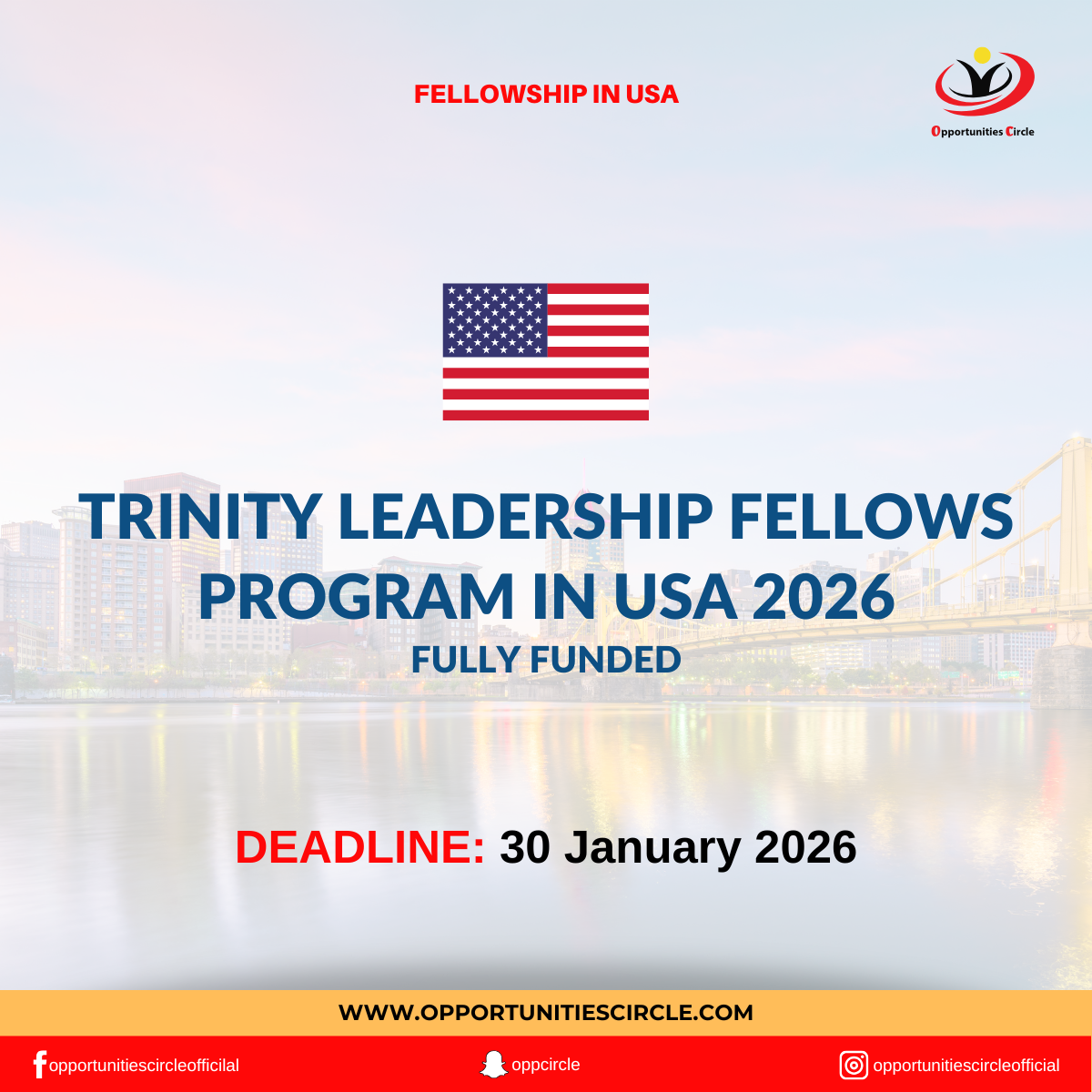 Trinity Leadership Fellows Program in USA 2026 | Fully Funded ...