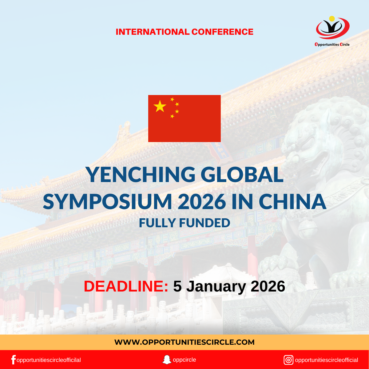 Yenching Global Symposium 2026 in China | Fully Funded | YGS ...