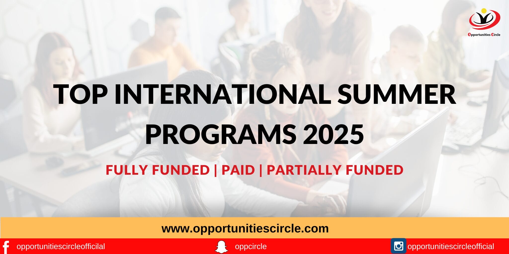 Top International Summer Programs 2025 - Opportunities Circle
