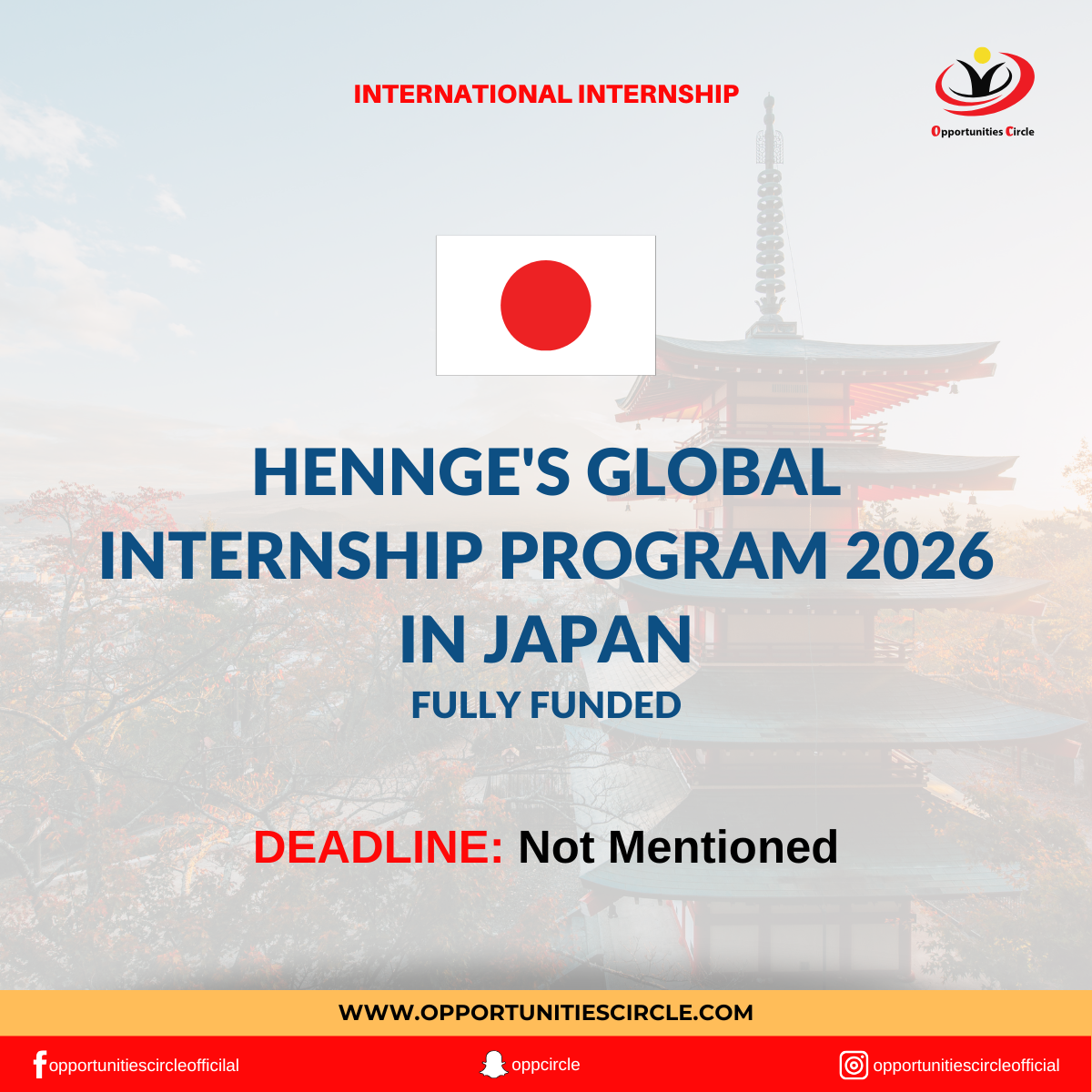 HENNGE's Global Internship Program 2026 in Japan | Fully Funded - Opportunities Circle