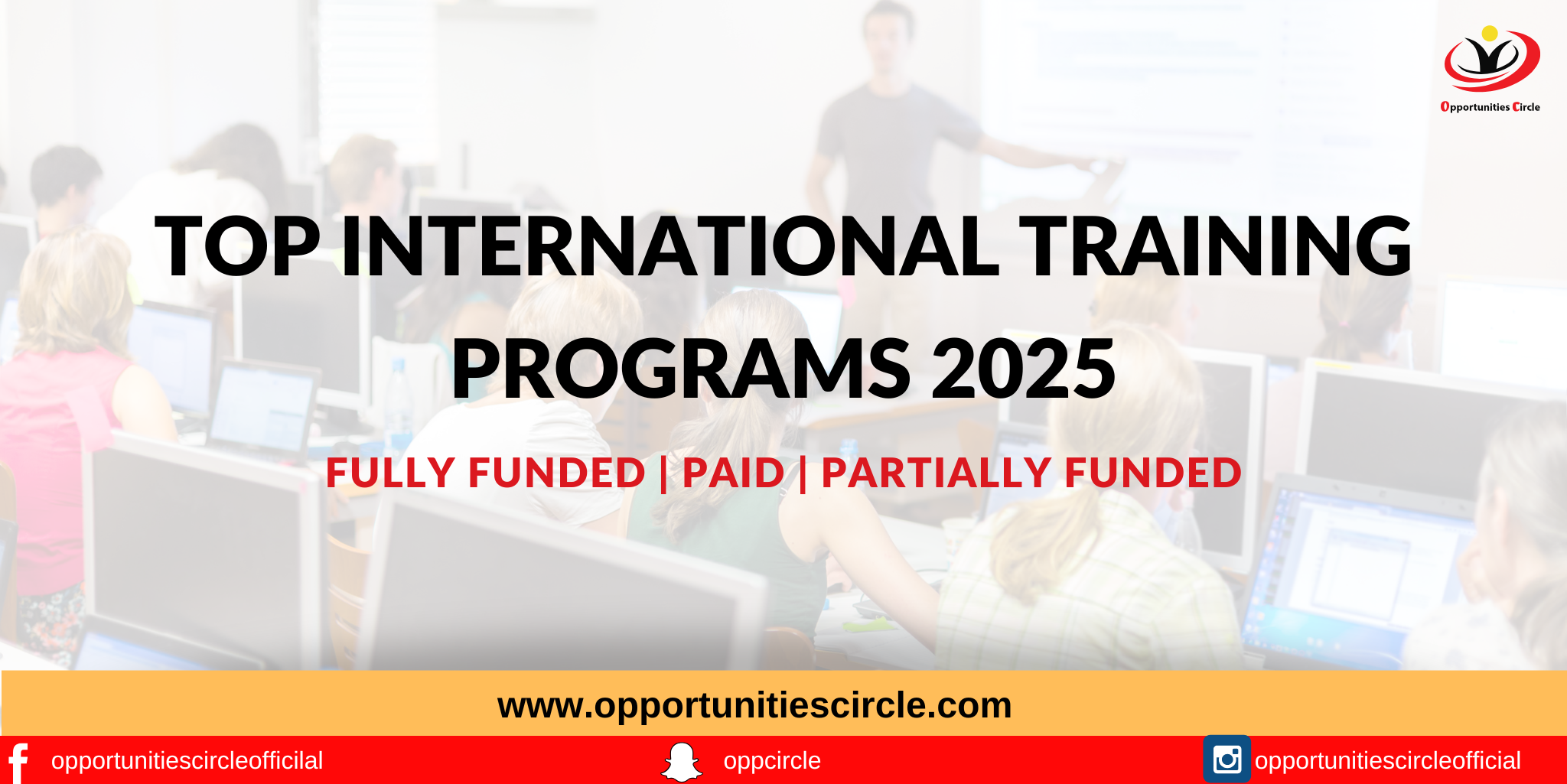 Top International Training Programs 2025 - Opportunities Circle