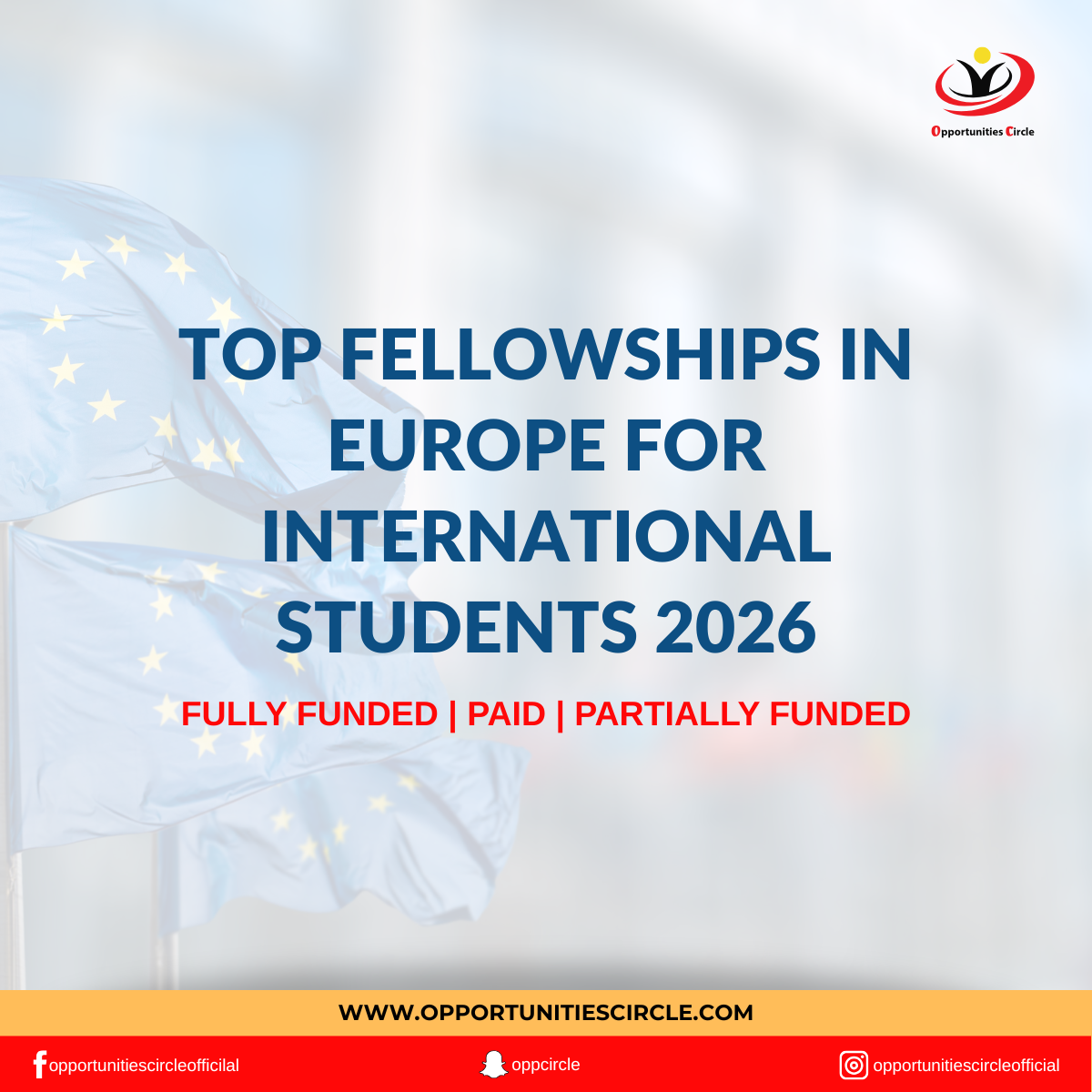 Top Fellowships in Europe for International Students 2026 ...
