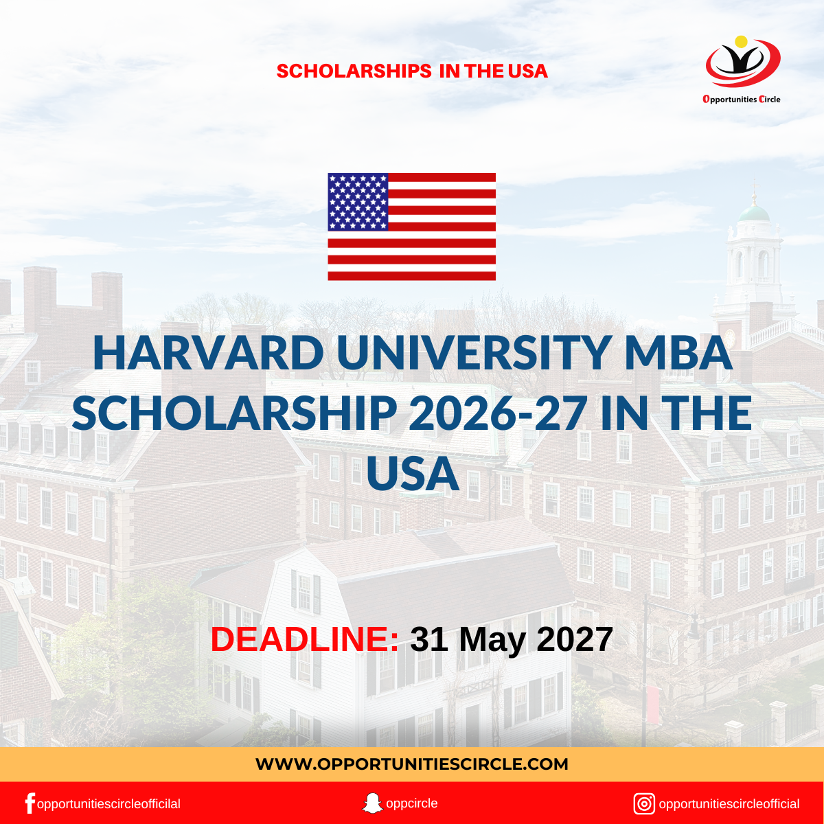 Harvard University MBA Scholarship 2026-27 in the USA - Opportunities ...