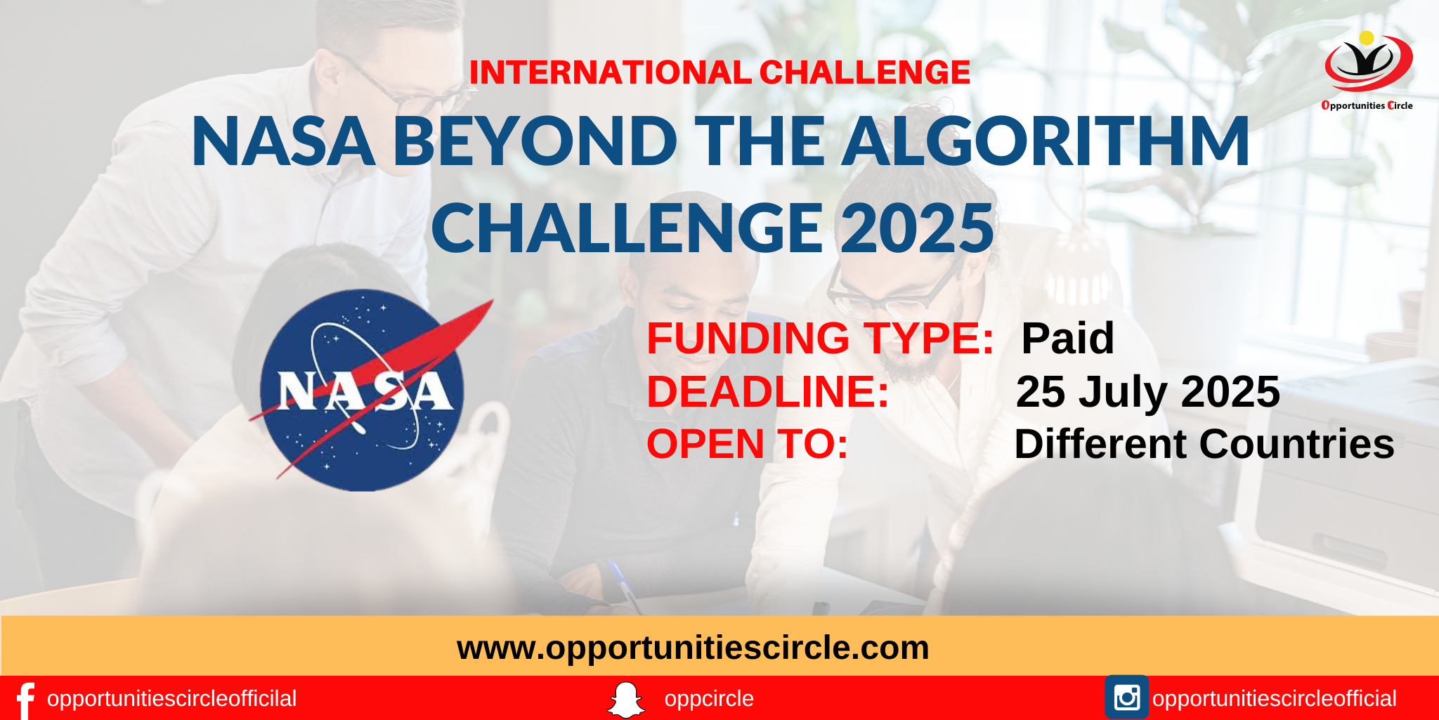 NASA Beyond the Algorithm Challenge 2025 | Up to $100,000 ...