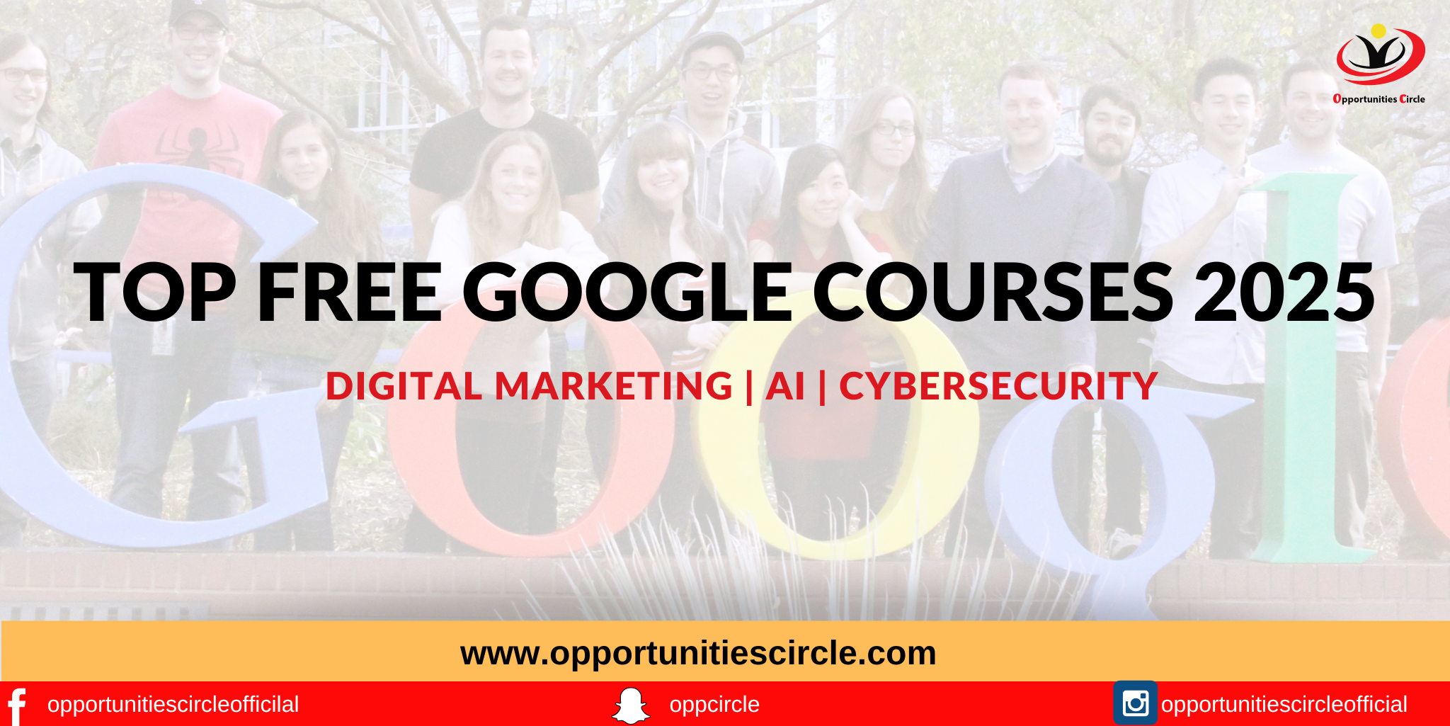 Top Free Google Courses 2025 - Opportunities Circle