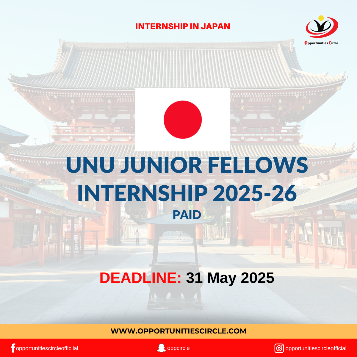 FAO Internship 2025 | Paid Internship - Opportunities Circle