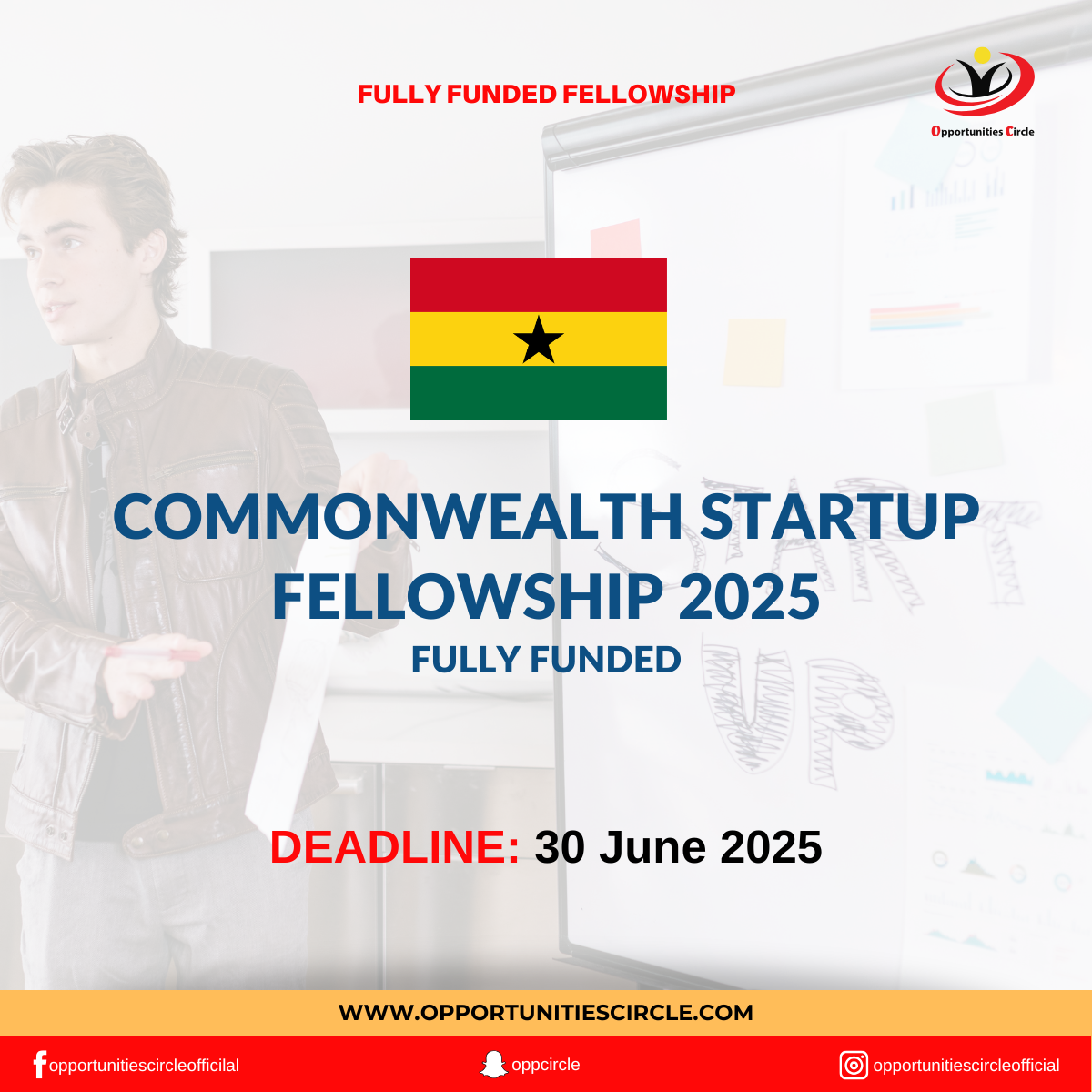Commonwealth Startup Fellowship 2025 | Fully Funded - Opportunities Circle
