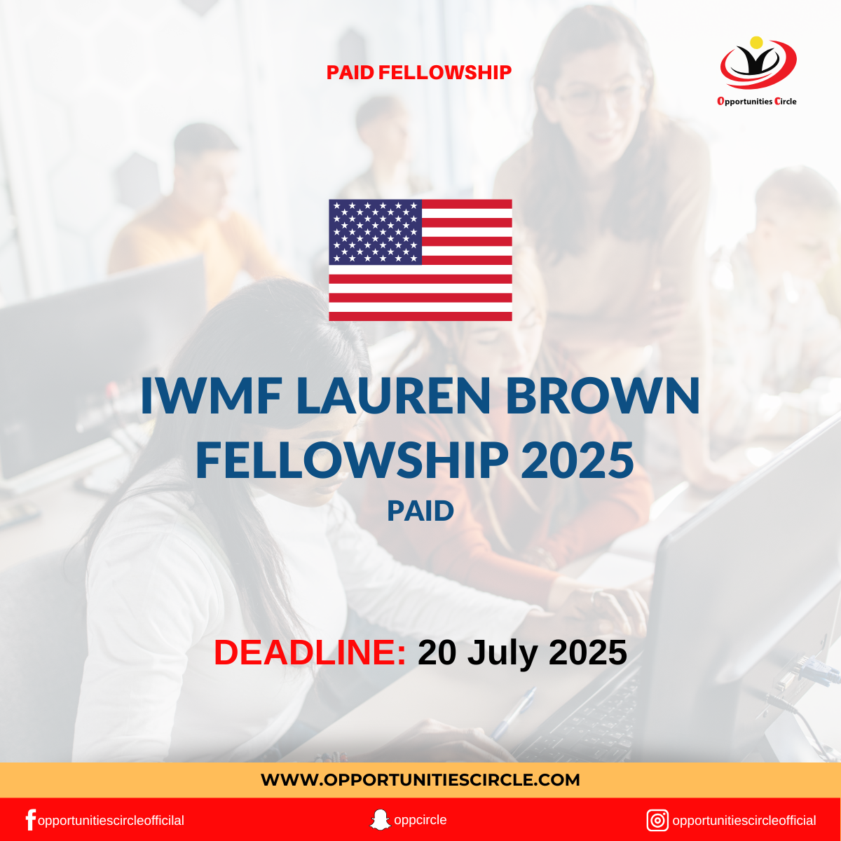 IWMF Lauren Brown Fellowship 2025 | Funding of up to $2,000 ...
