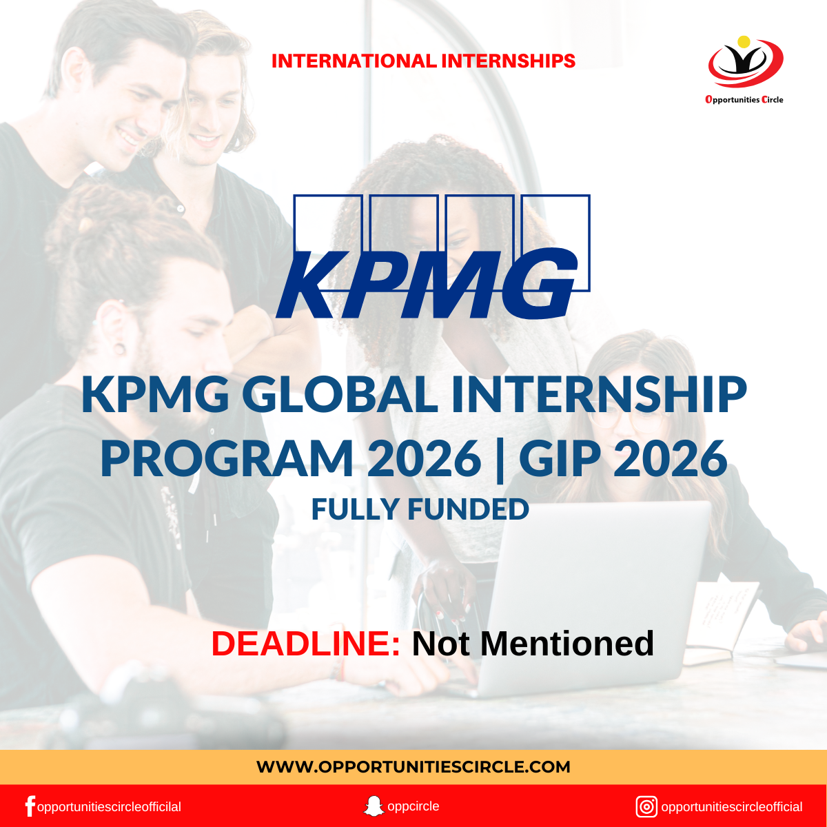 KPMG Global Internship Program 2026 | GIP 2026 - Opportunities Circle