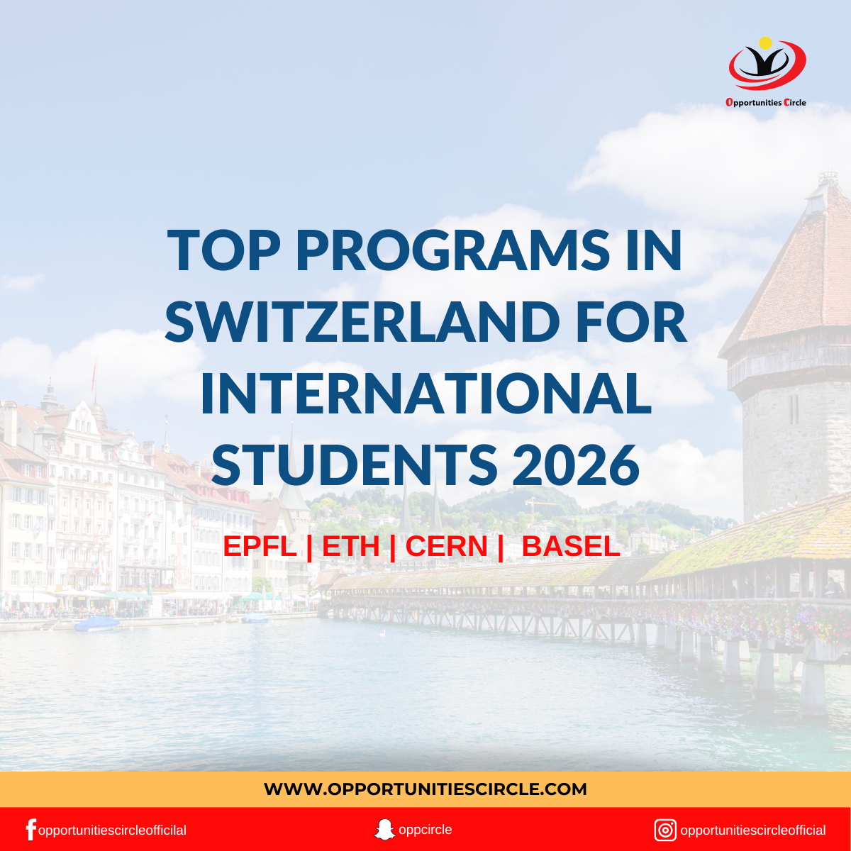 Top Programs in Switzerland for International Students 2026 ...