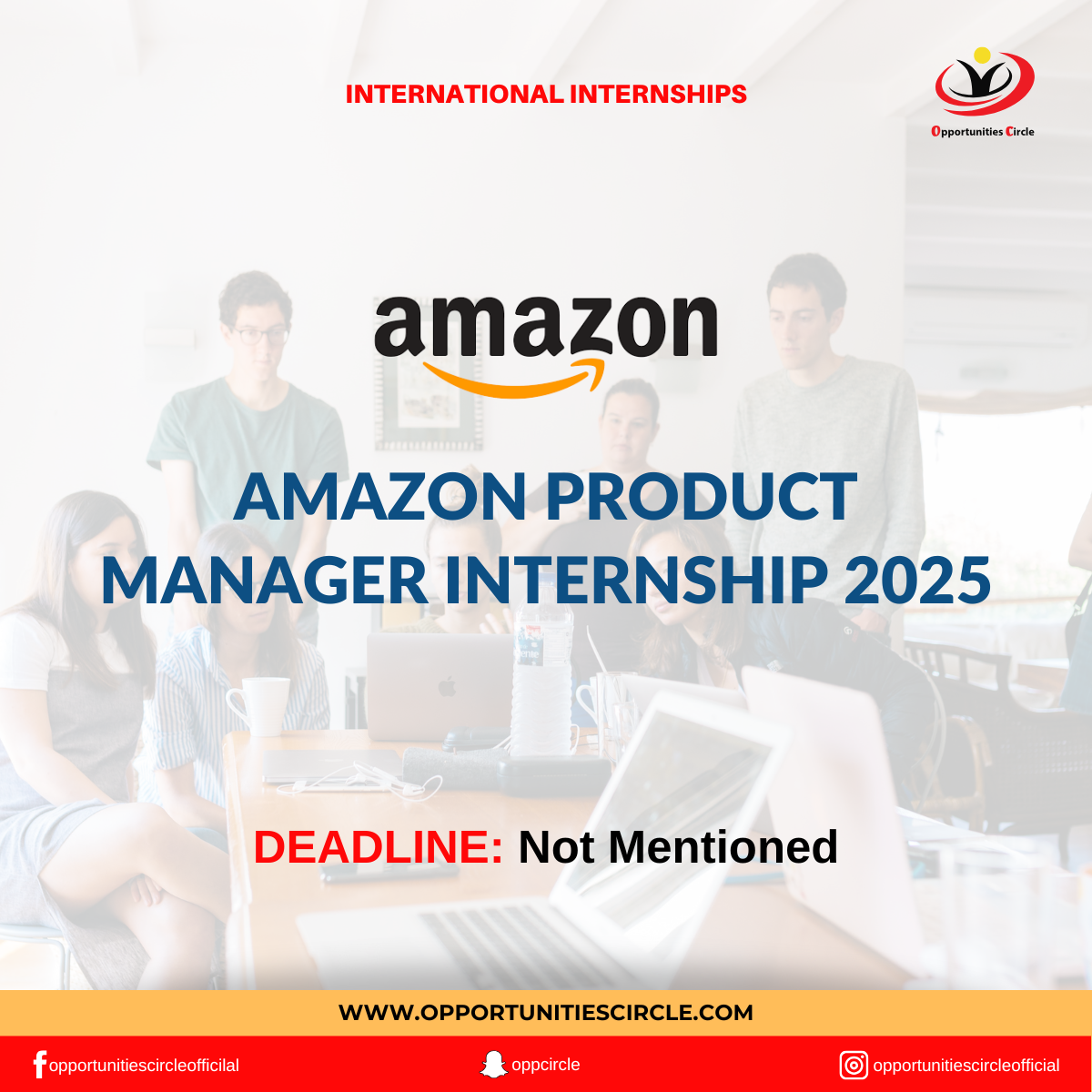 Amazon Product Manager Internship 2025 - Opportunities Circle