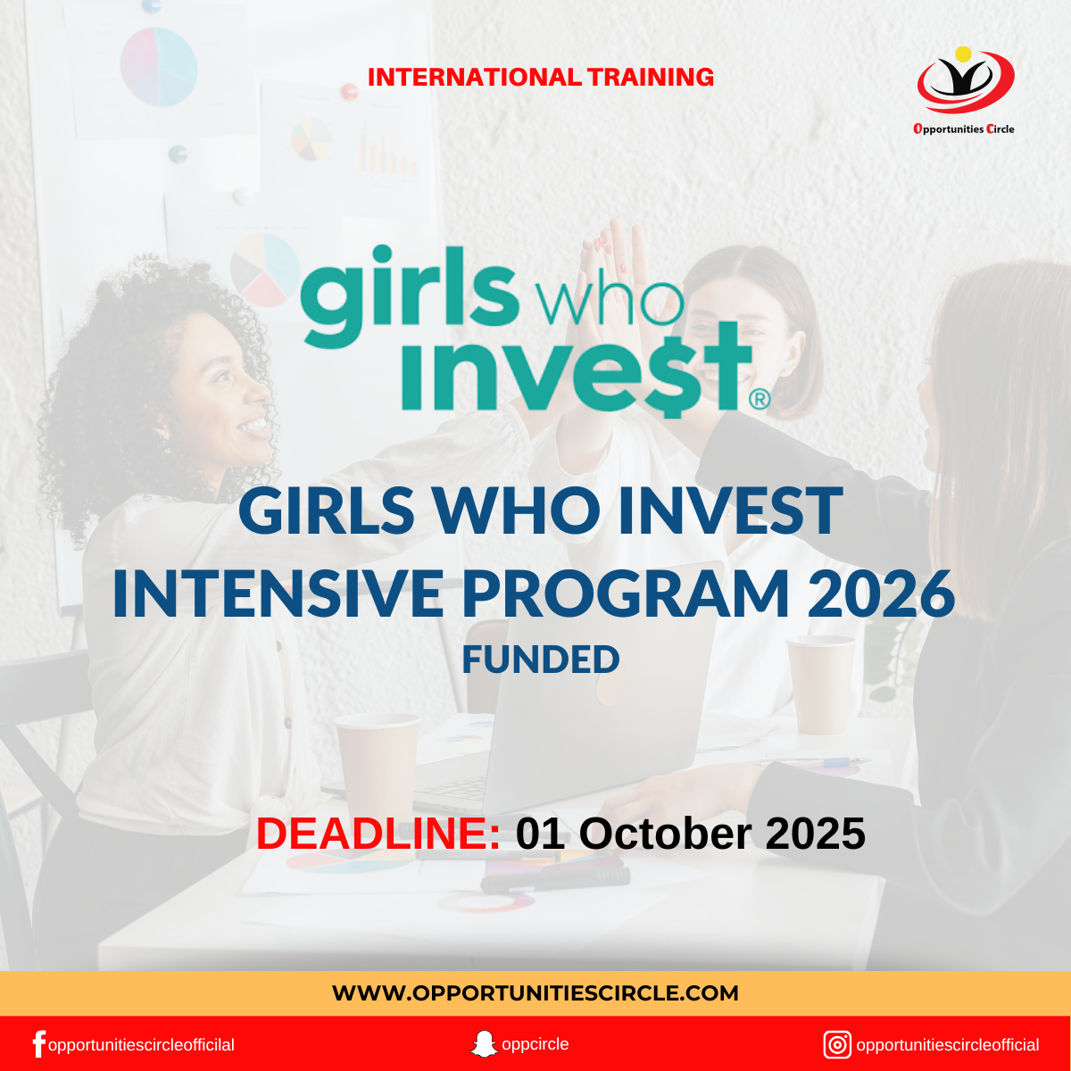 Girls Who Invest Intensive Program 2026 | GWI SIP - Opportunities Circle