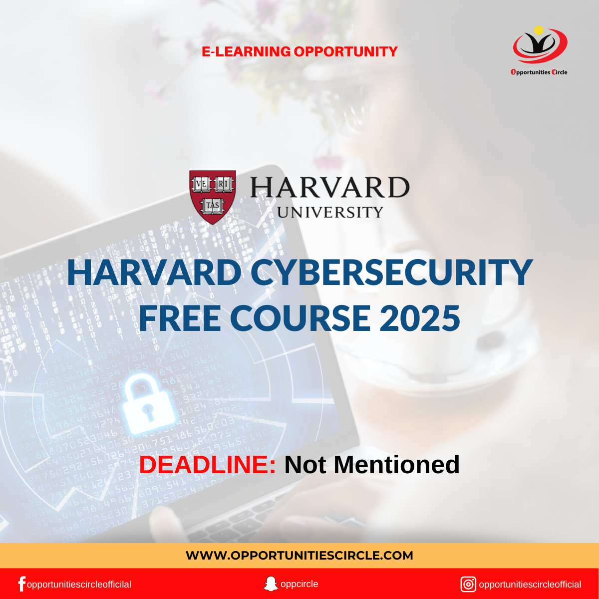 Harvard Cybersecurity Free Course 2025 - Opportunities Circle