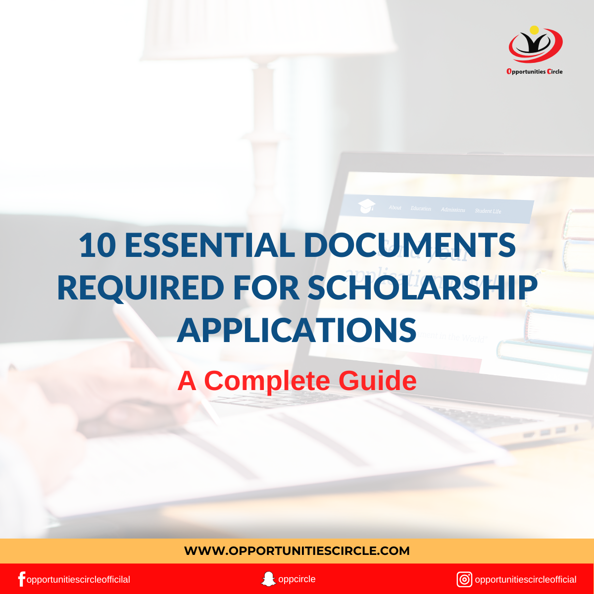 10 Essential Documents Required for Scholarship Applications ...