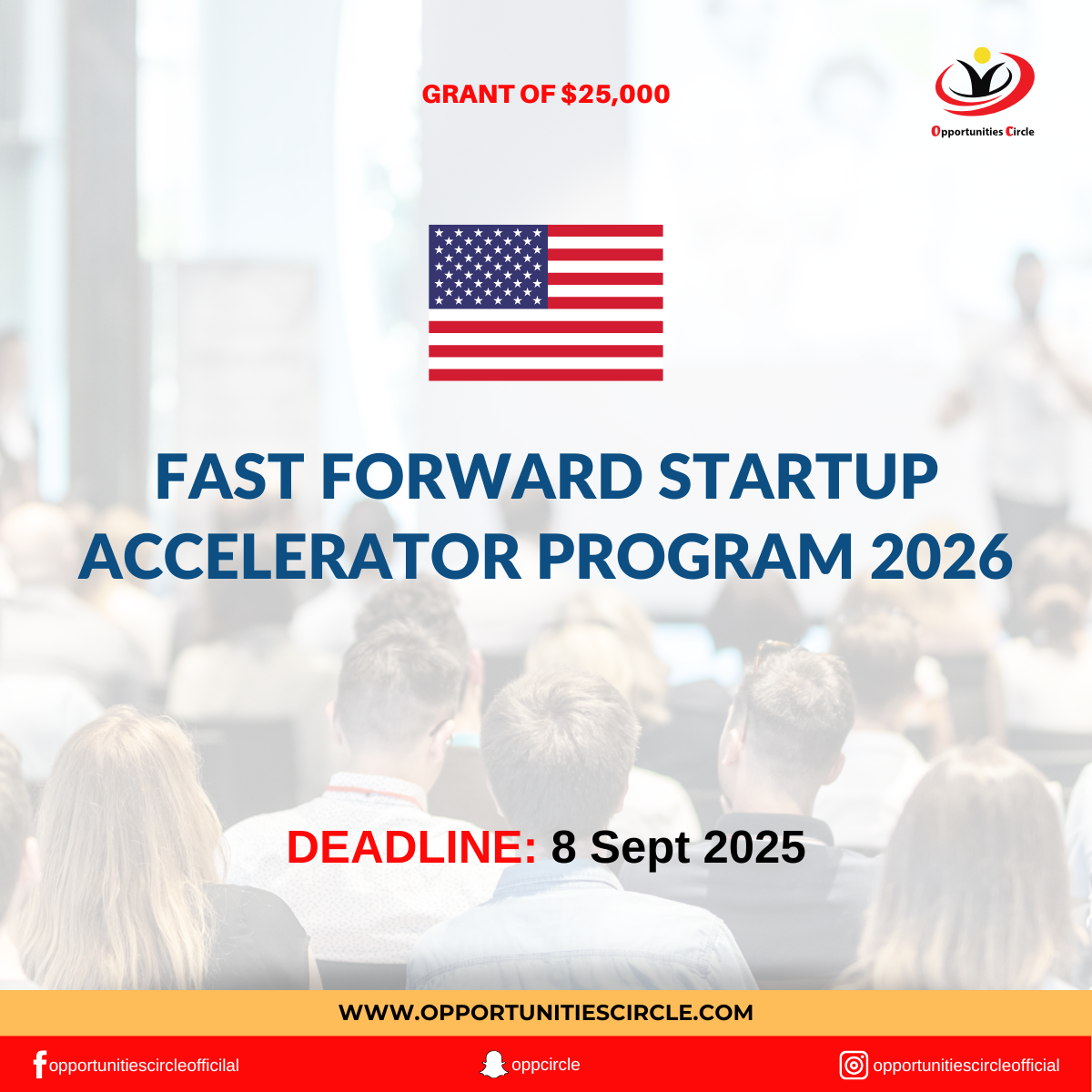 Fast Forward Startup Accelerator Program 2026 | Grant of $25,000 ...