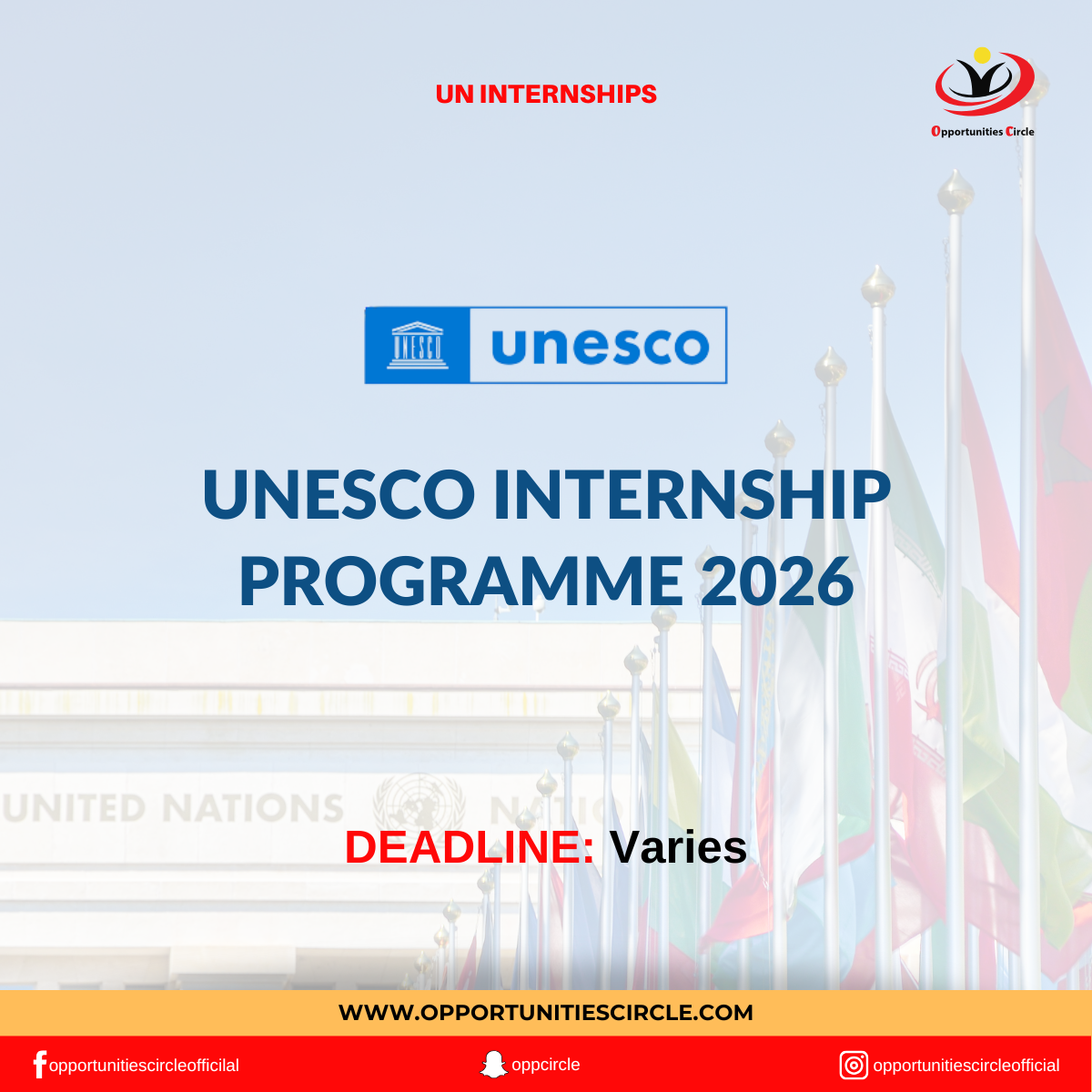 Fao Internship 2026 Paid Internship Opportunities Circle