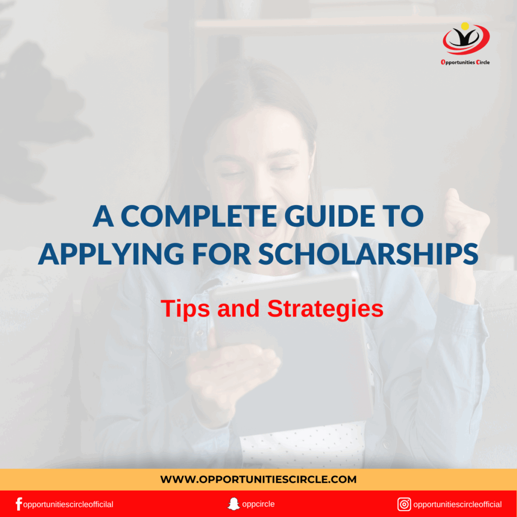 Scholarship Application Requirements Checklist 2025 - Opportunities Circle