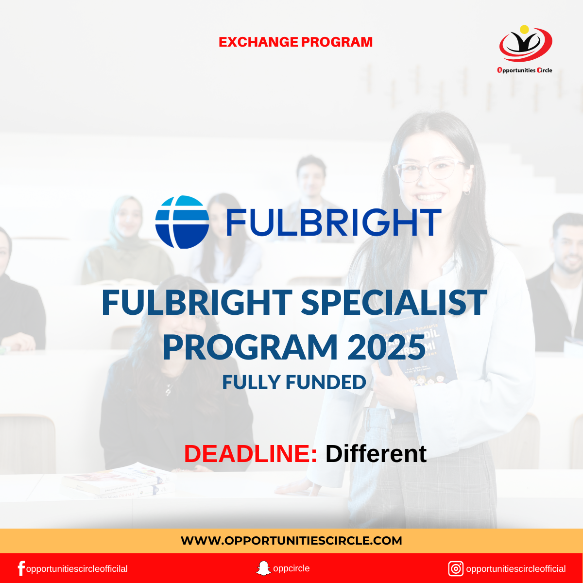 Fulbright Specialist Program 2025 | Fully Funded - Opportunities Circle