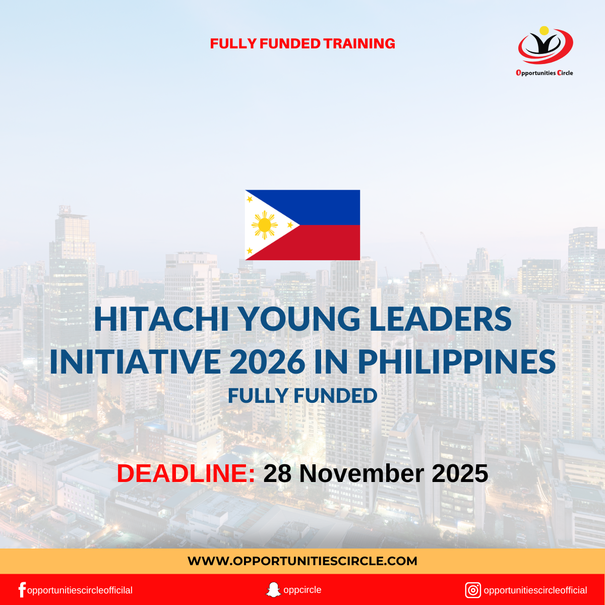 Hitachi Young Leaders Initiative 2026 in Philippines | HYLI 2026 ...