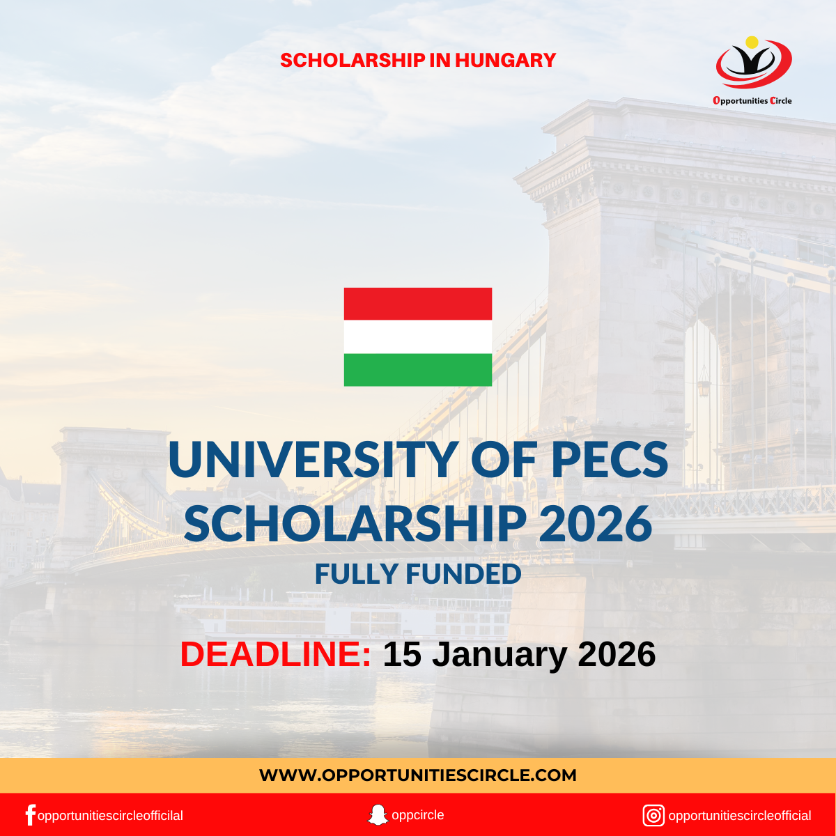 University of Pecs Scholarship 2026 in Hungary | Stipendium Hungaricum ...