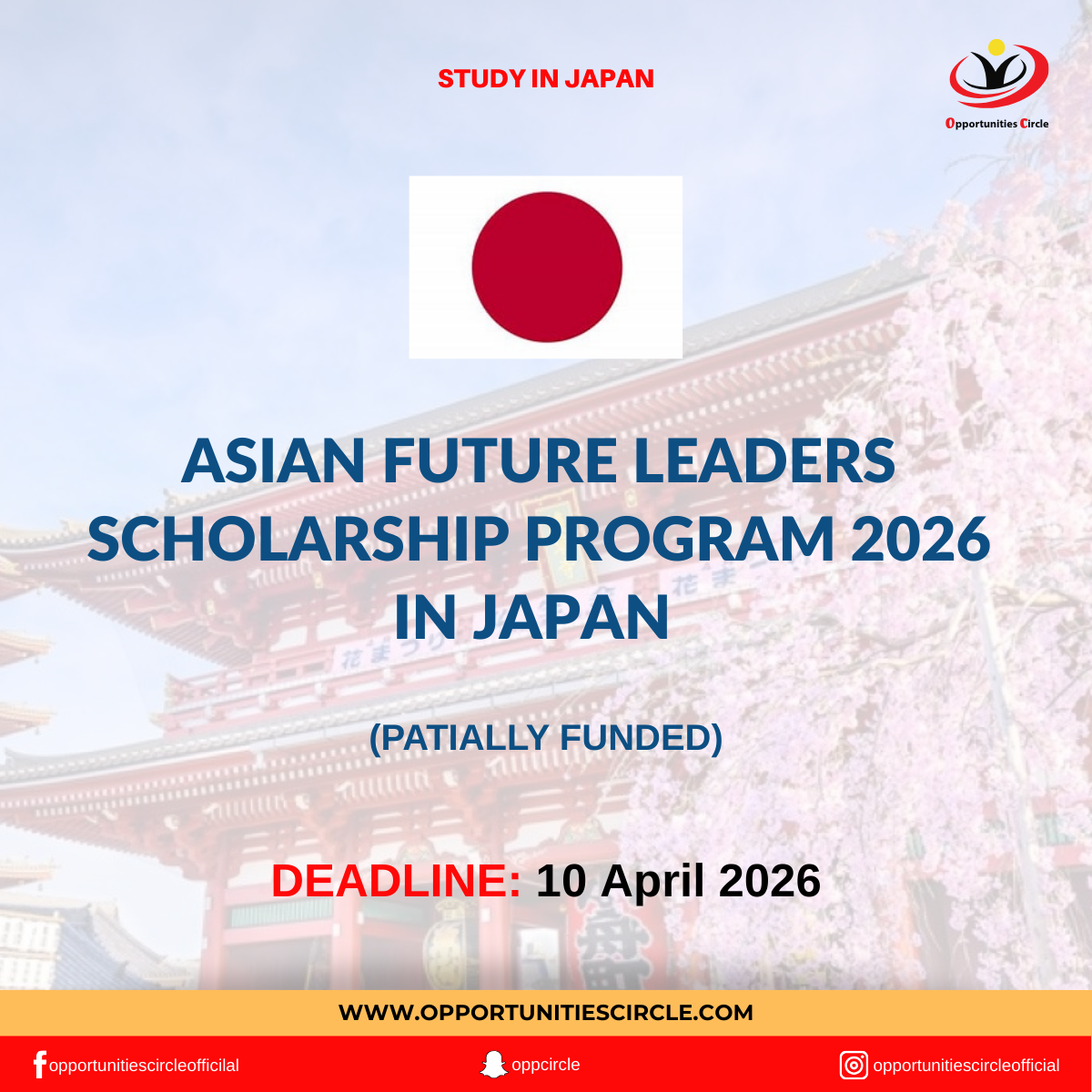 Asian Future Leaders Scholarship Program 2026 in Japan - Opportunities ...