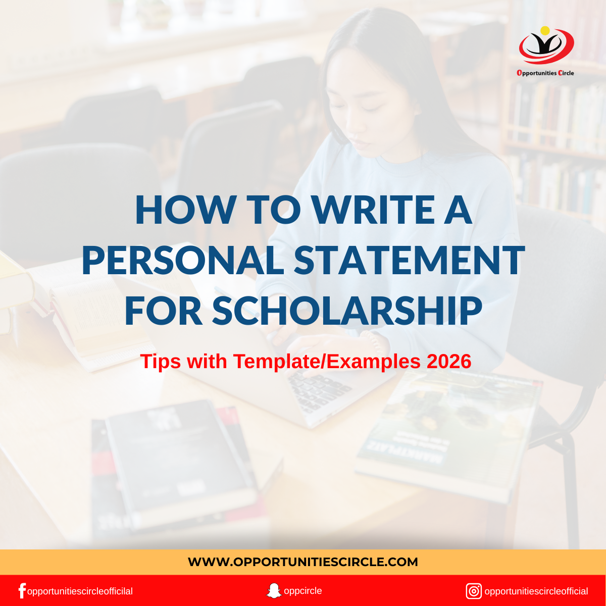 How to Write a Personal Statement for Scholarship | Tips with Template ...
