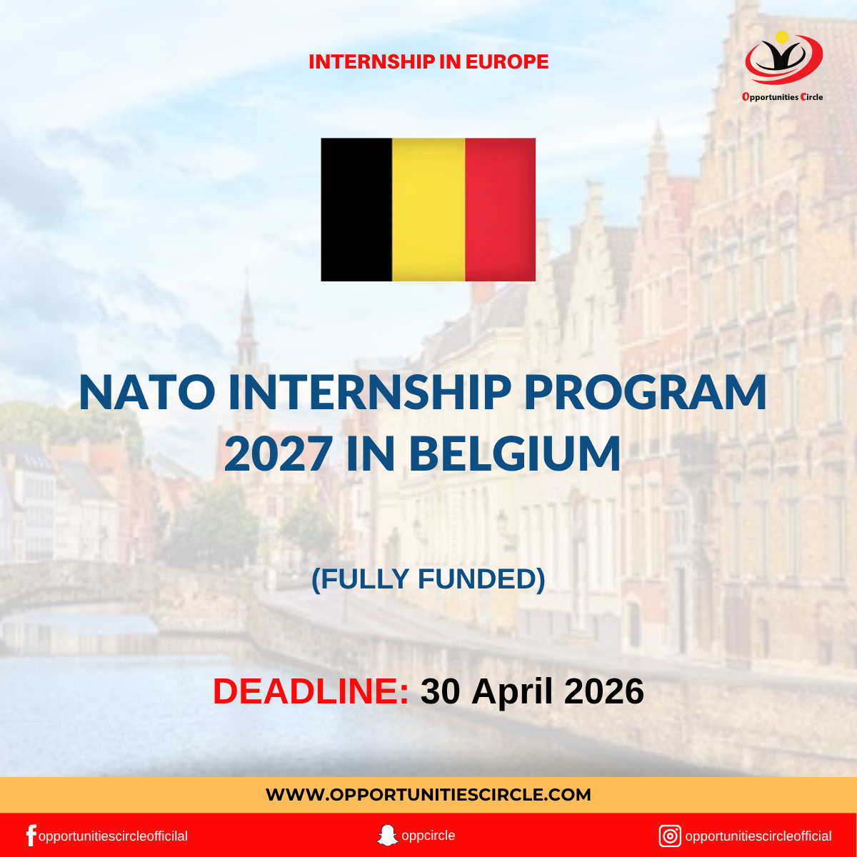 NATO Internship Program 2027 in Belgium | Fully Funded - Opportunities ...