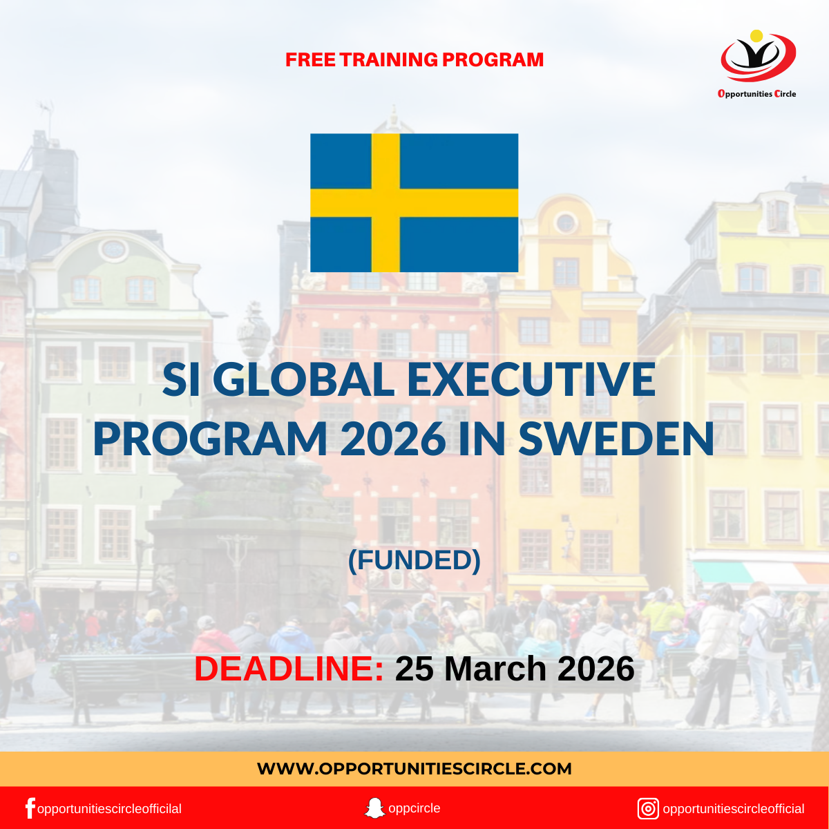 SI Global Executive Program 2026 in Sweden - Opportunities Circle