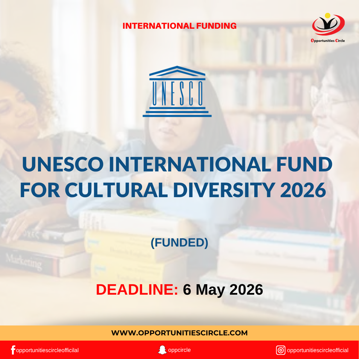 UNESCO International Fund for Cultural Diversity 2026 - Opportunities ...