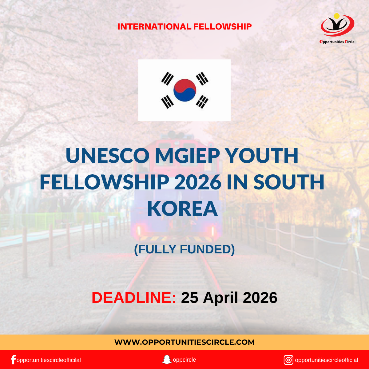 UNESCO MGIEP Youth Fellowship 2026 in South Korea | Fully Funded ...