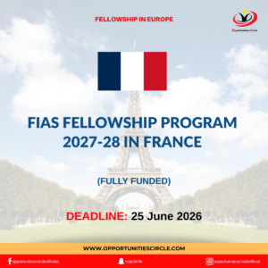 Royal Society Short Industry Fellowship 2026-27 - Opportunities Circle