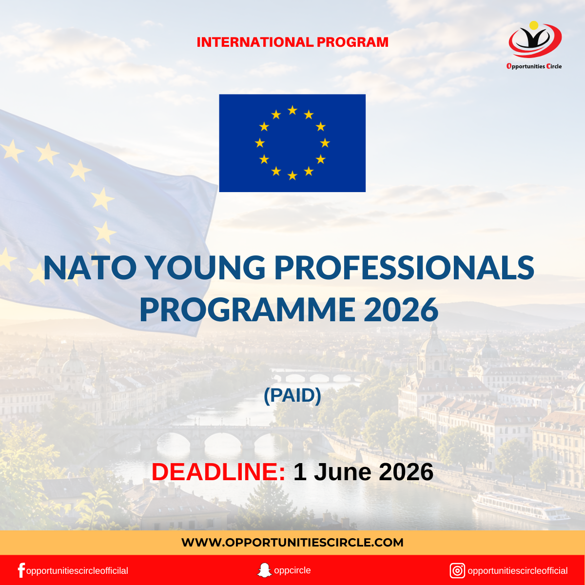NATO Young Professionals Programme 2026 | Paid - Opportunities Circle